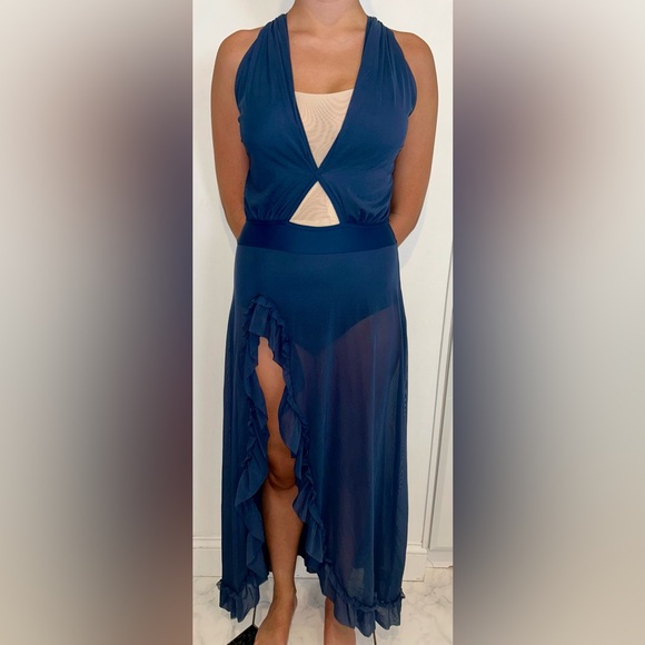 Dresses | Stunning Blue Lyricalcontemporary Dance Costume Adult Medium ...